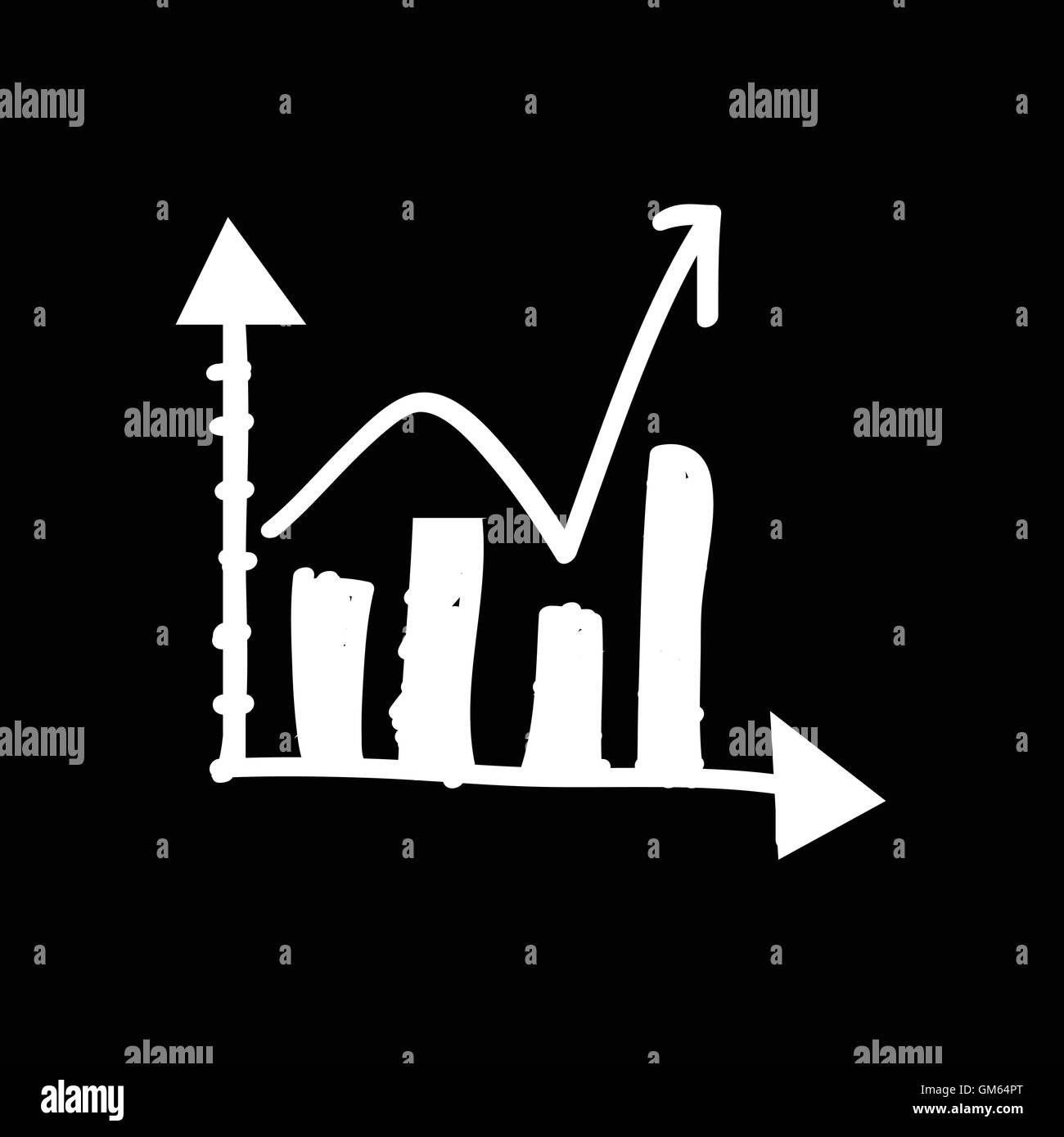 diagram and graphs icon illustration design Stock Vector Image & Art ...