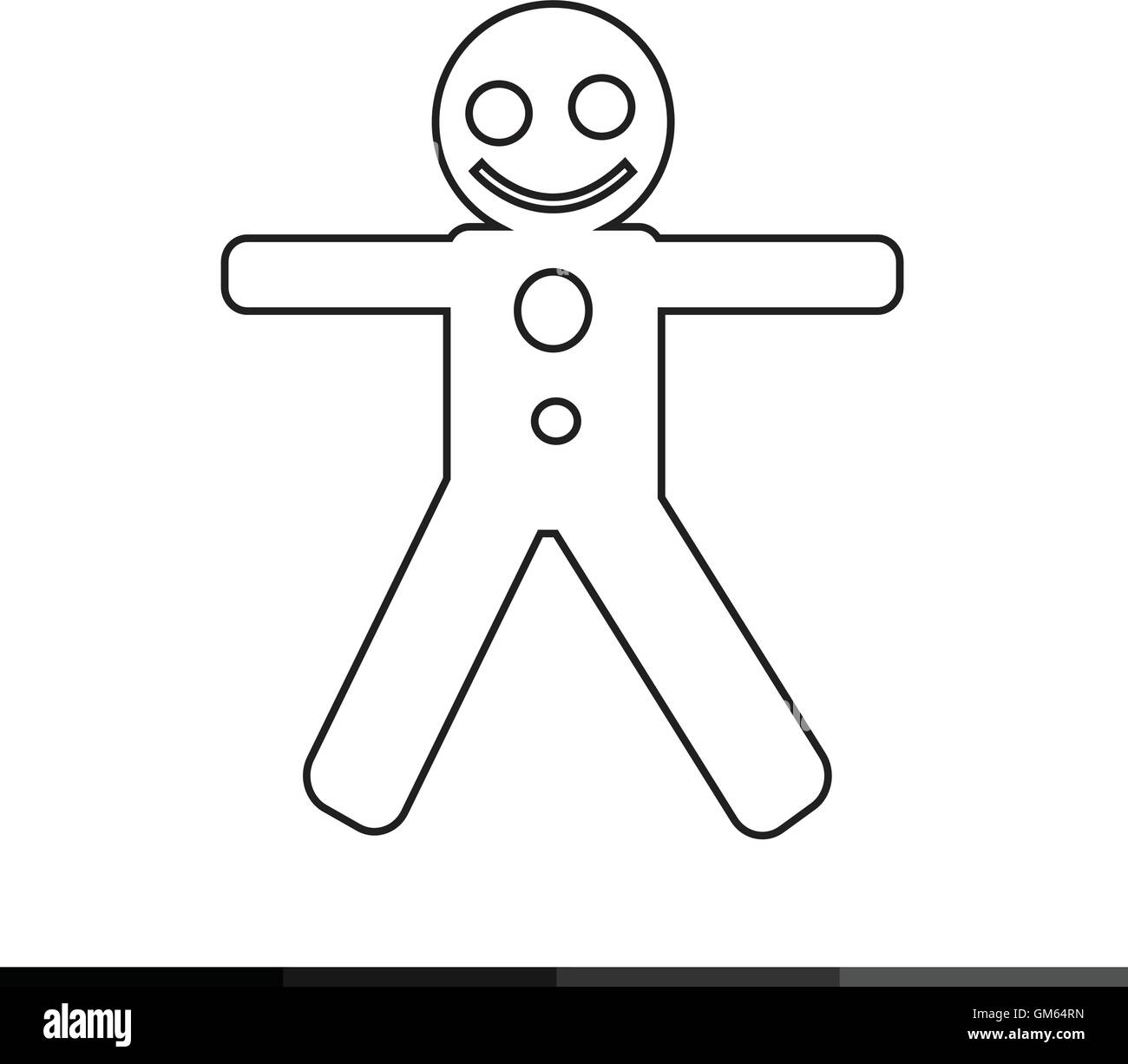 Gingerbread man fairytale Stock Vector Images - Alamy