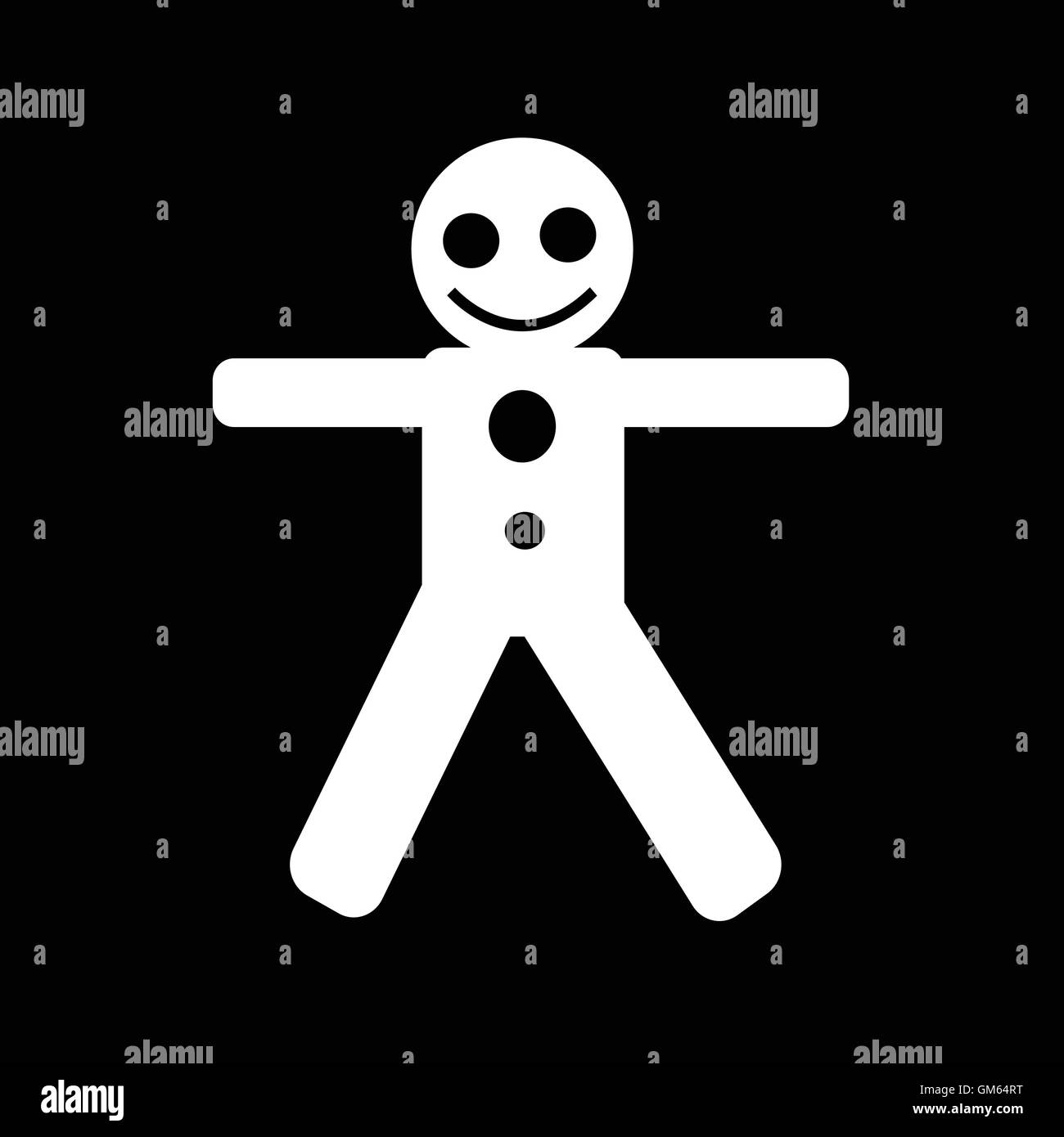 Gingerbread xmas Black and White Stock Photos & Images - Alamy