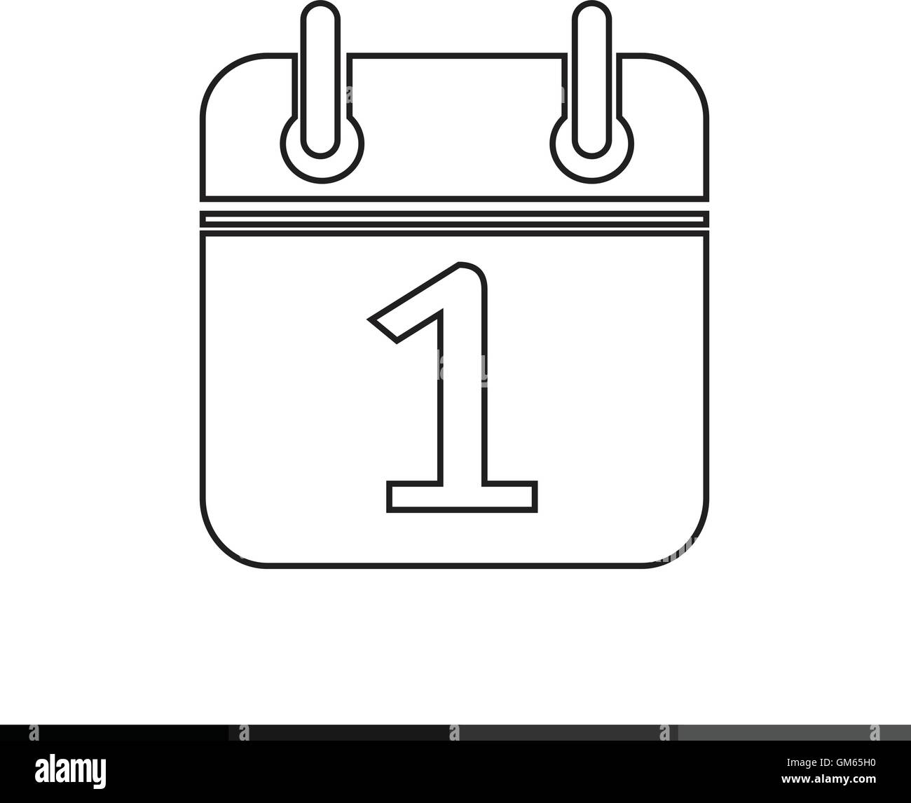 Simple Calendar Icon illustration design Stock Vector Image & Art - Alamy