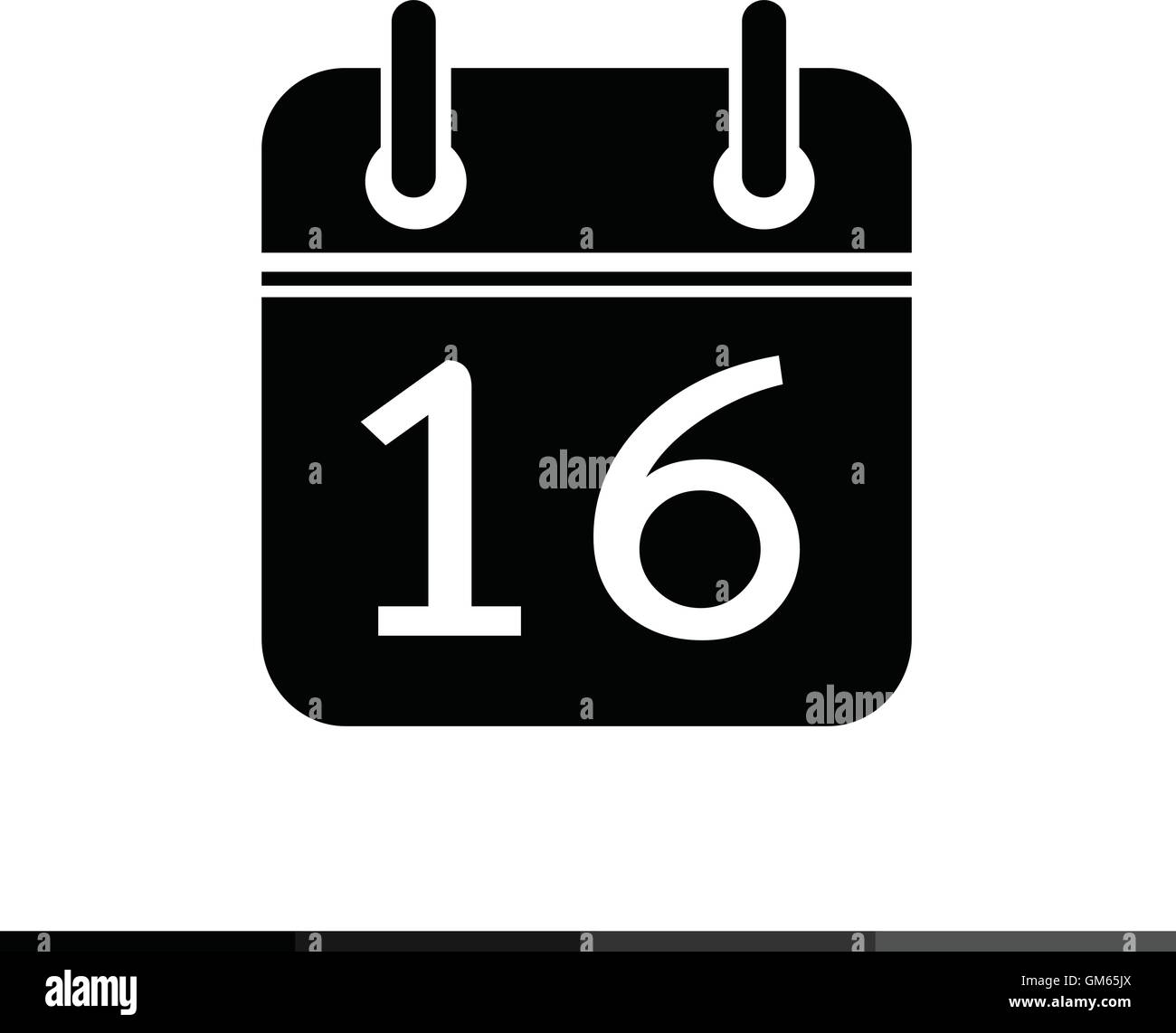 Simple Calendar Icon illustration design Stock Vector Image & Art - Alamy