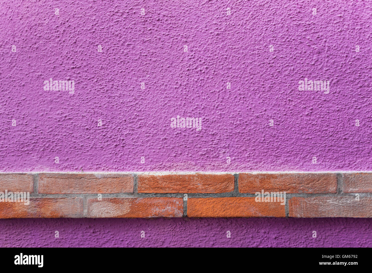 detail from an external violet wall in Burano island, Venice Stock ...