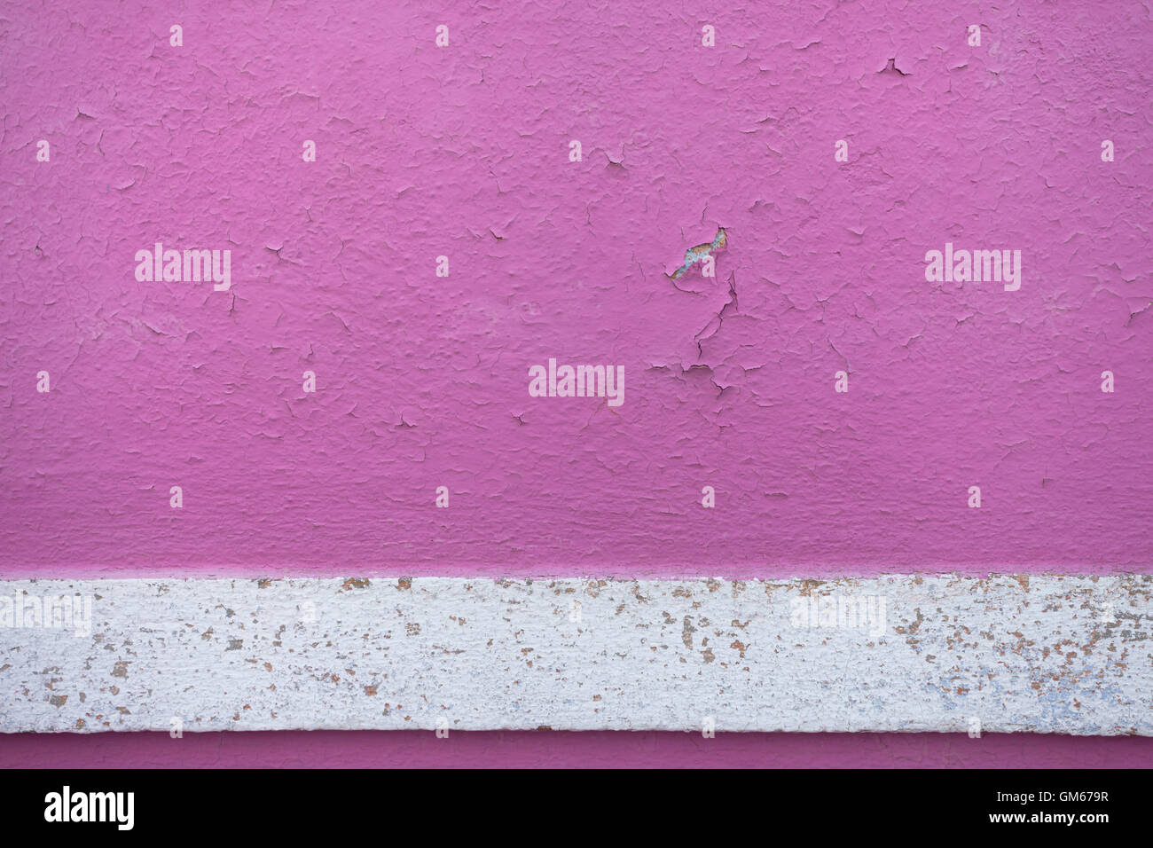 pink exterior plaster from a Burano island house Stock Photo - Alamy