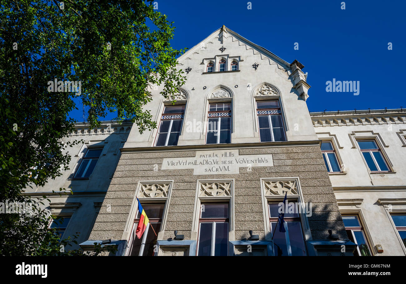 School on the Hill building in Historic Centre of Sighisoara city ...