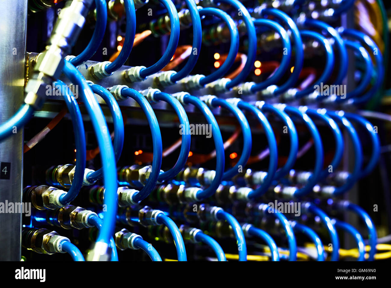 Technical cables hi-res stock photography and images - Alamy