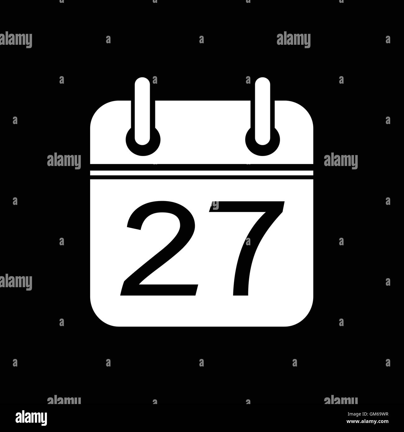 Simple Calendar Icon illustration design Stock Vector Image & Art - Alamy