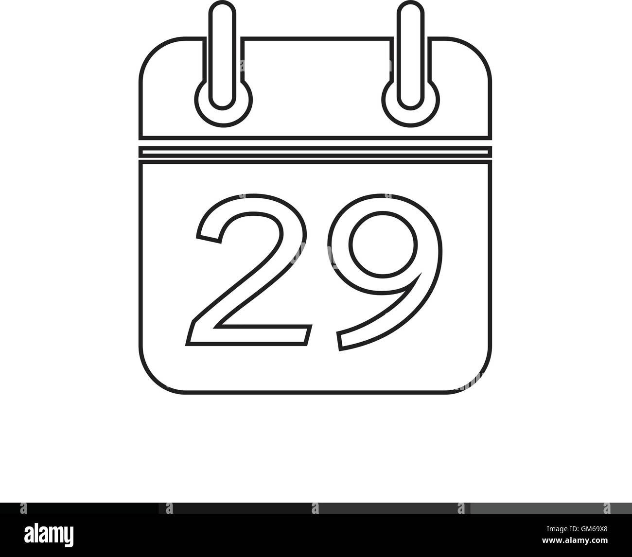 Simple Calendar Icon illustration design Stock Vector Image & Art - Alamy