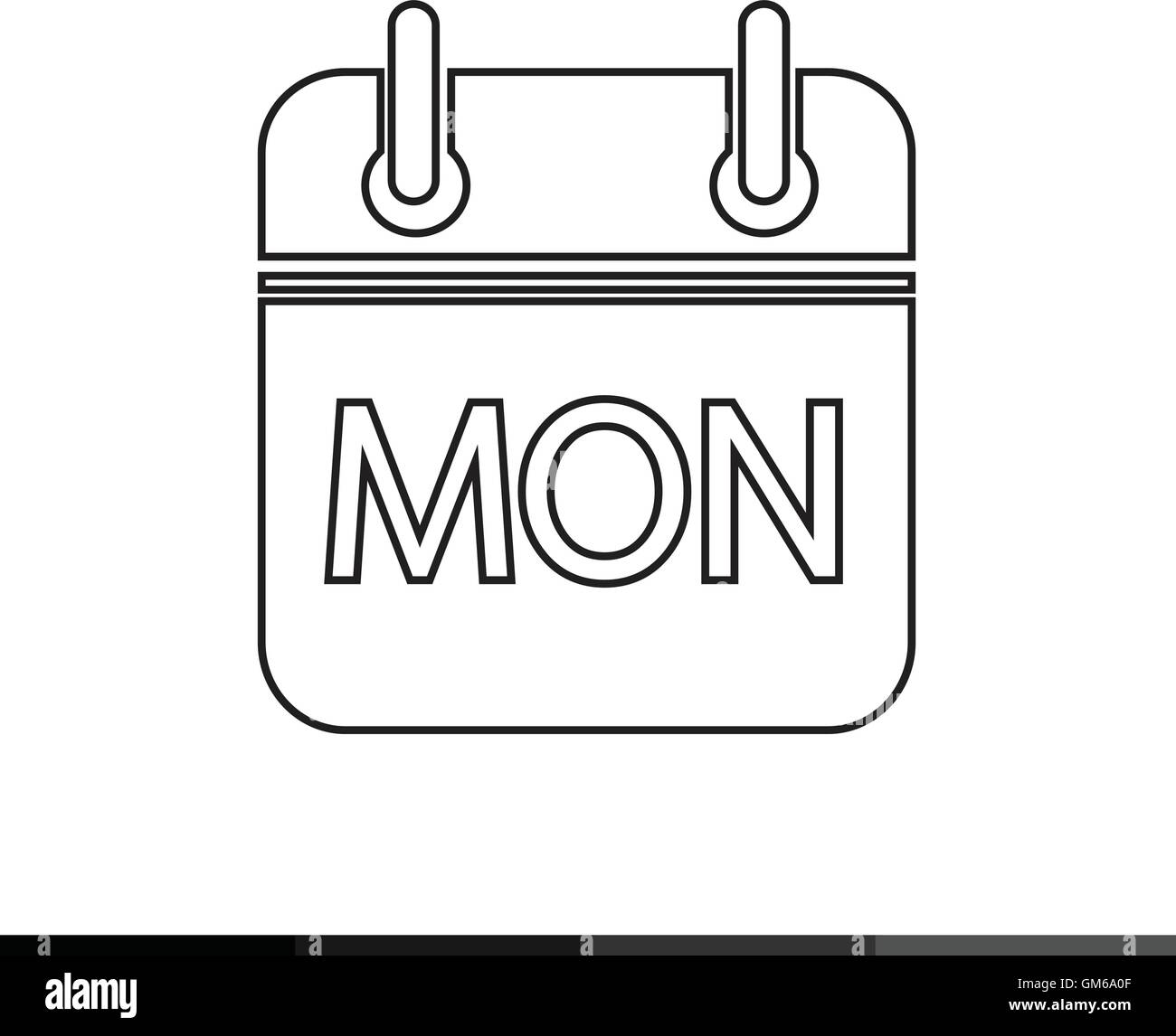 Simple Calendar Icon illustration design Stock Vector Image & Art - Alamy