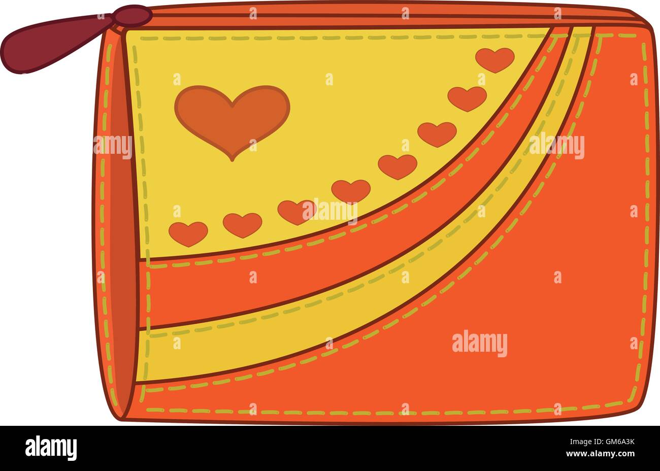 Purse with valentine hearts Stock Vector Image & Art - Alamy