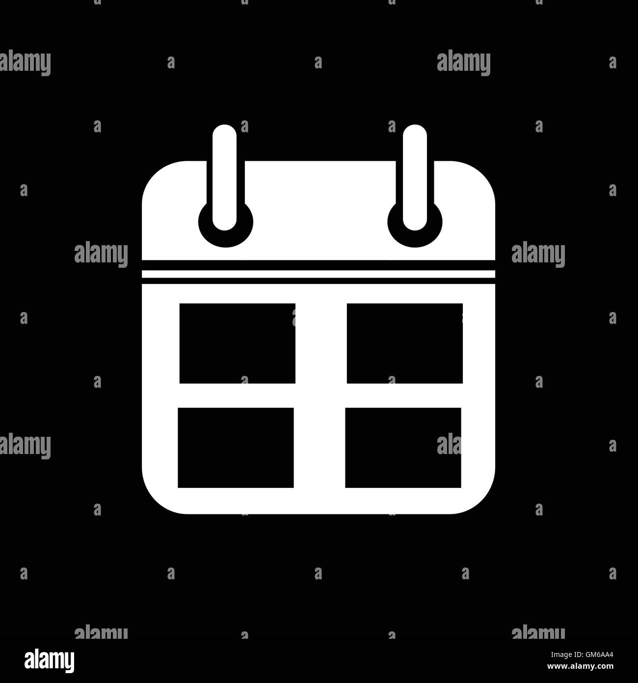 Simple Calendar Icon illustration design Stock Vector Image & Art - Alamy