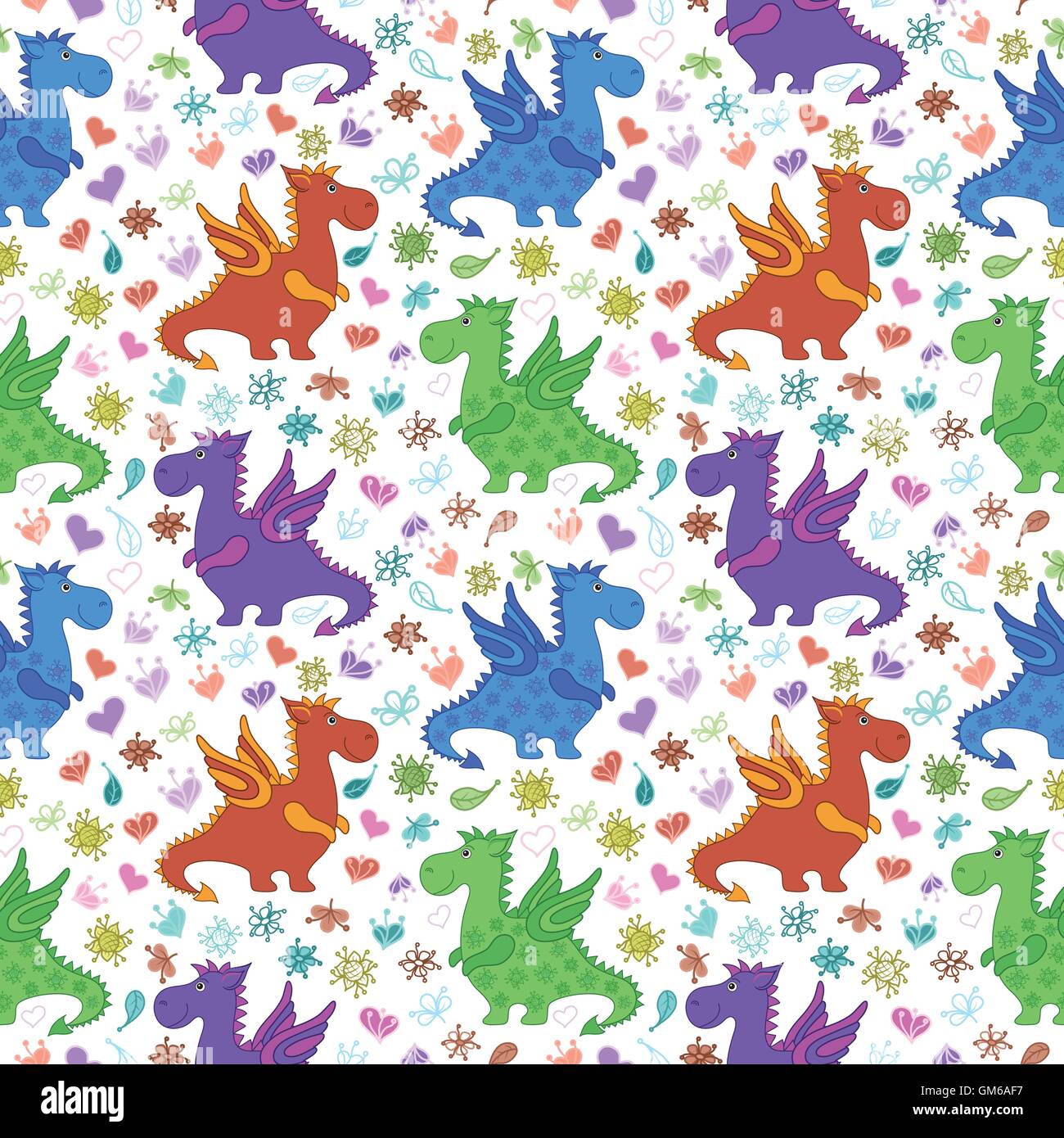 Seamless pattern, cartoon colorful Dragons Stock Vector Image & Art - Alamy Seamless pattern, cartoon colorful Dragons Stock Vector Image & Art - Alamy