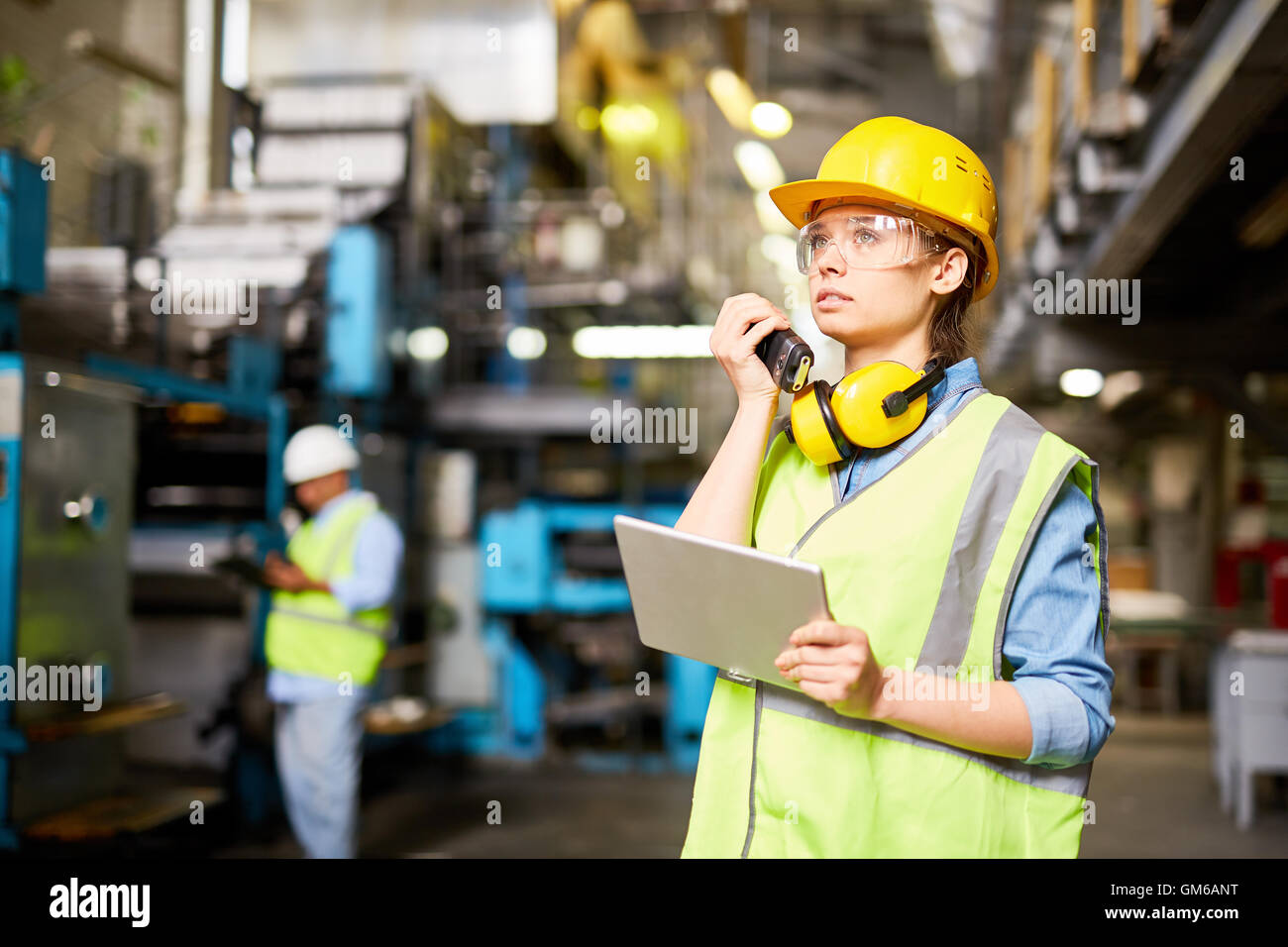 Female engineer at work Stock Photo - Alamy