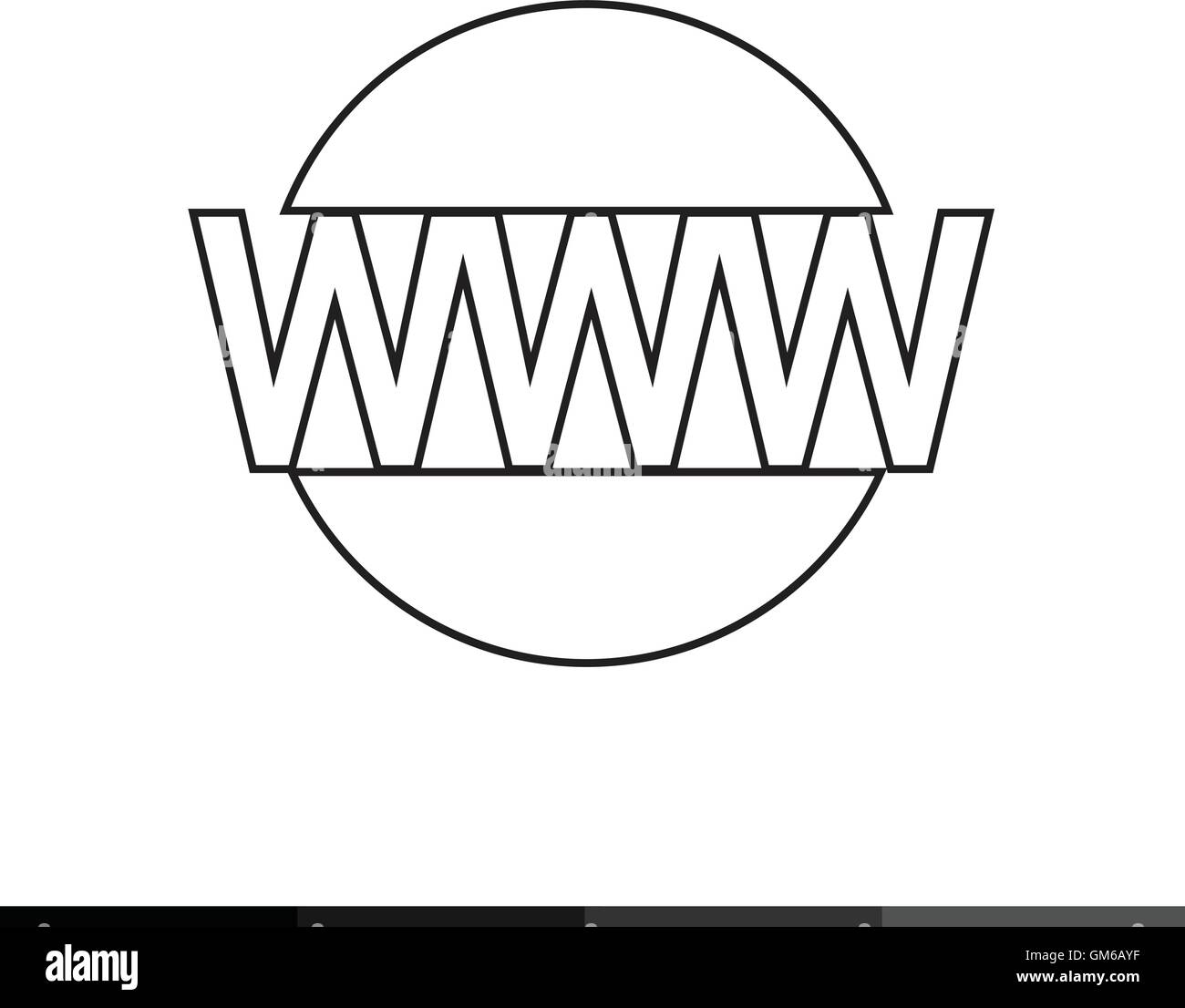 World wide web stamp Stock Vector Images - Alamy