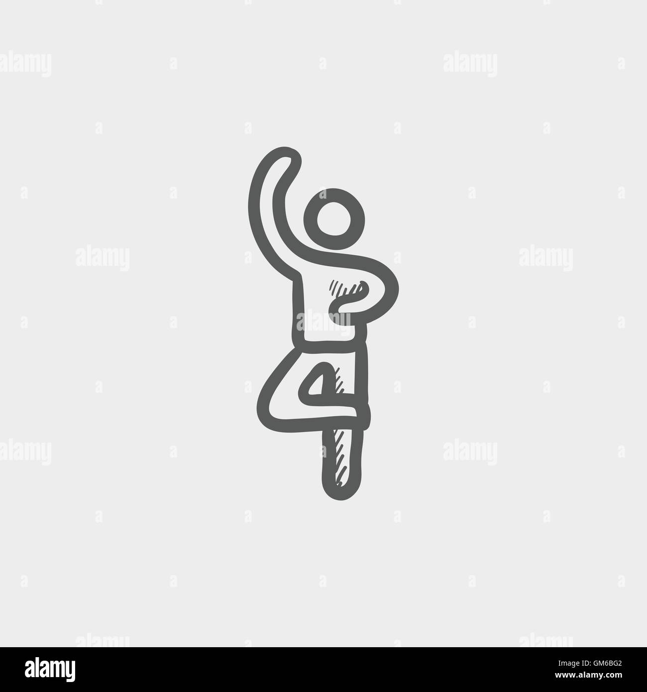 Male dancer sketch icon Stock Vector Image & Art - Alamy