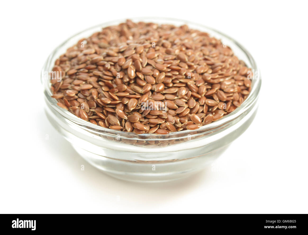 flax seeds isolated on white background Stock Photo - Alamy