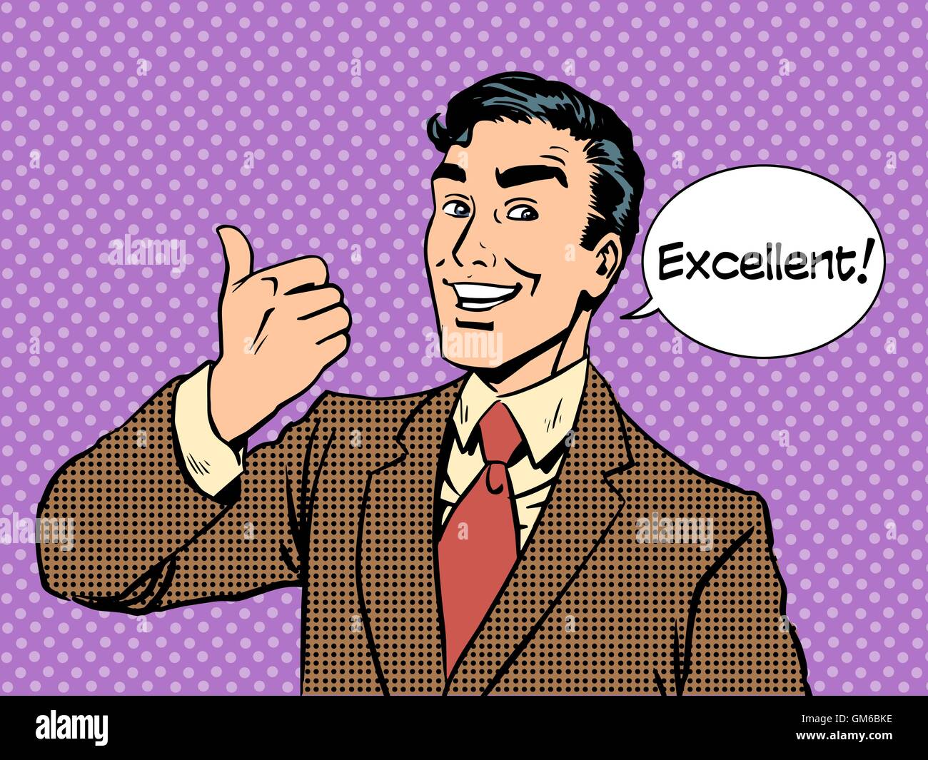 Excellent work of art Stock Vector Images - Alamy