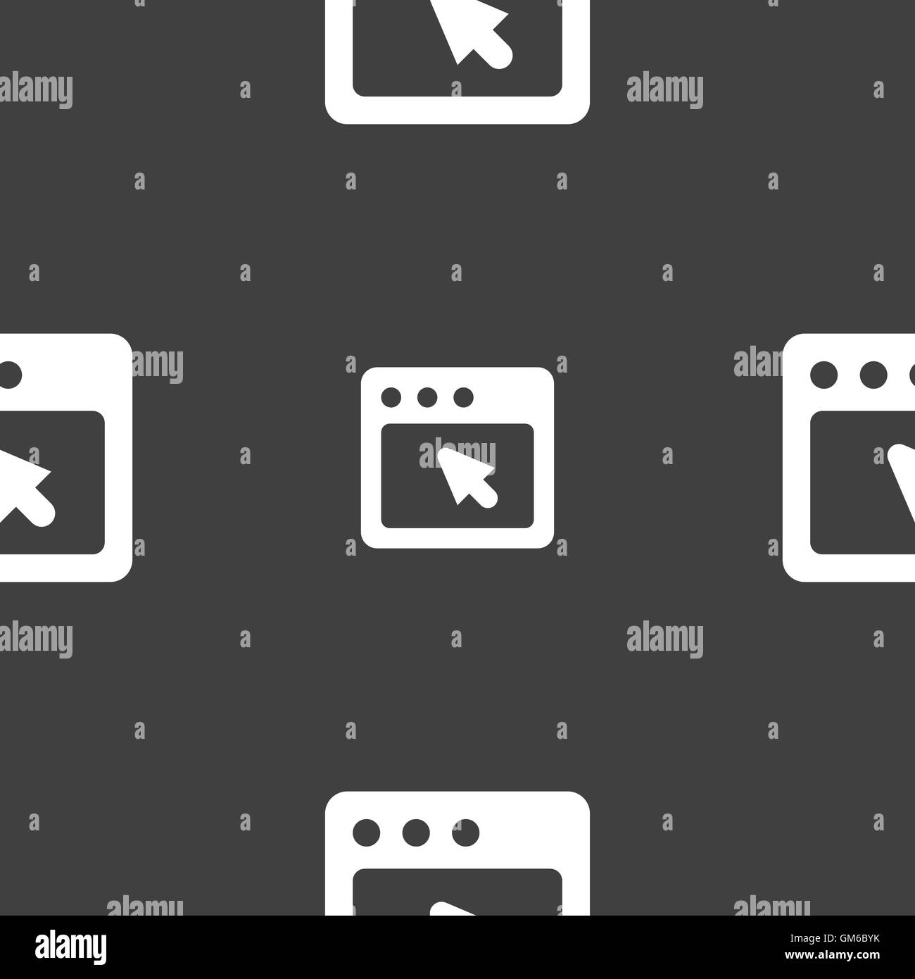 the dialog box icon sign. Seamless pattern on a gray background. Vector ...