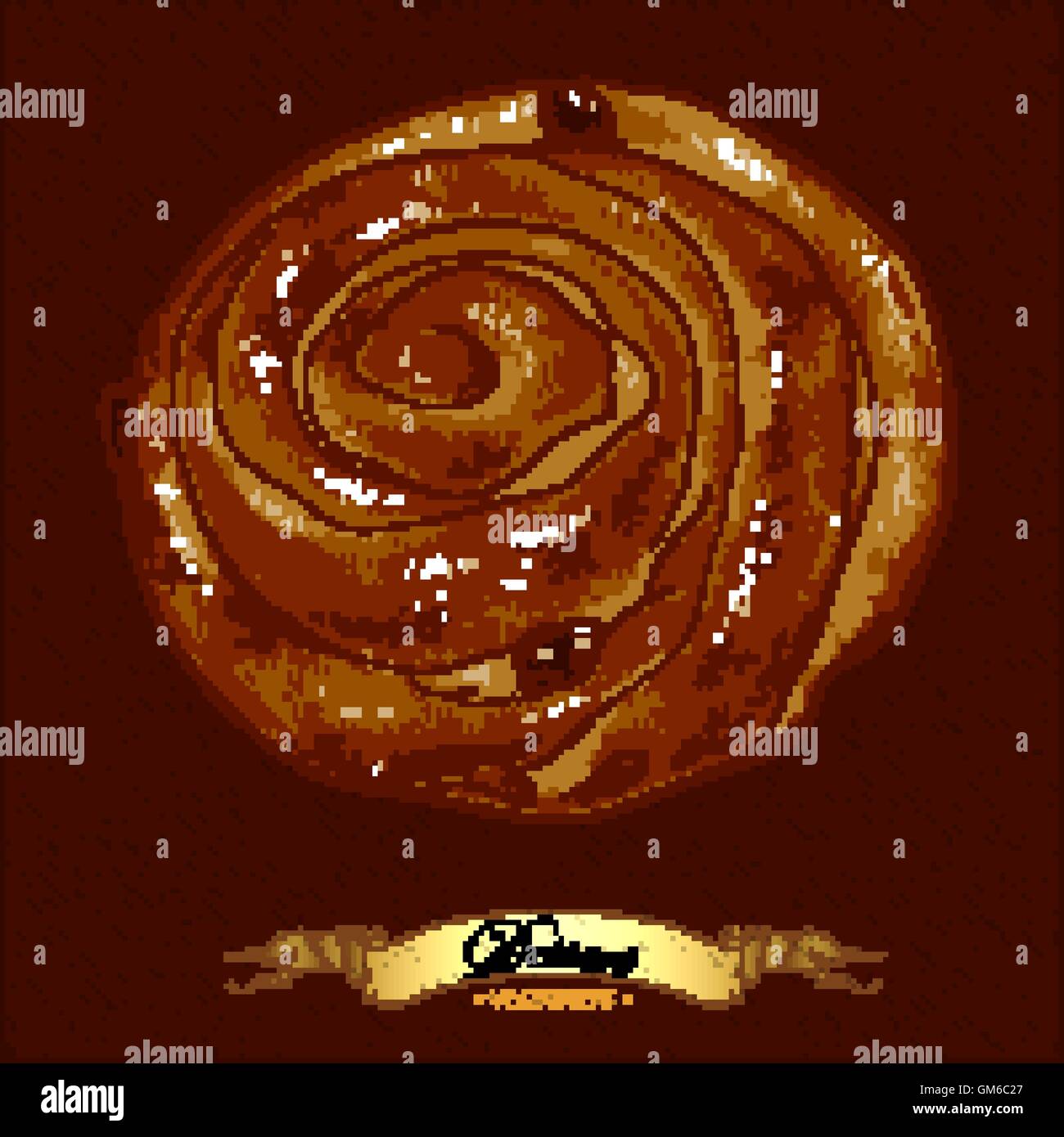 Pastries muffin Stock Vector Images - Alamy