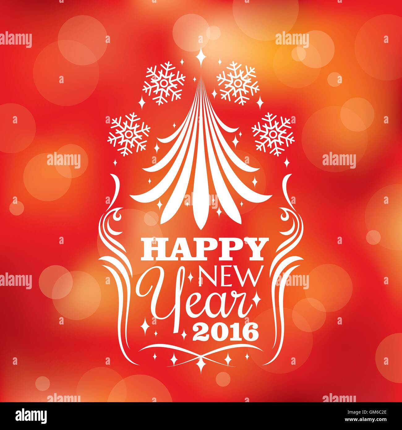 Happy new year stylized text Stock Vector Images - Alamy