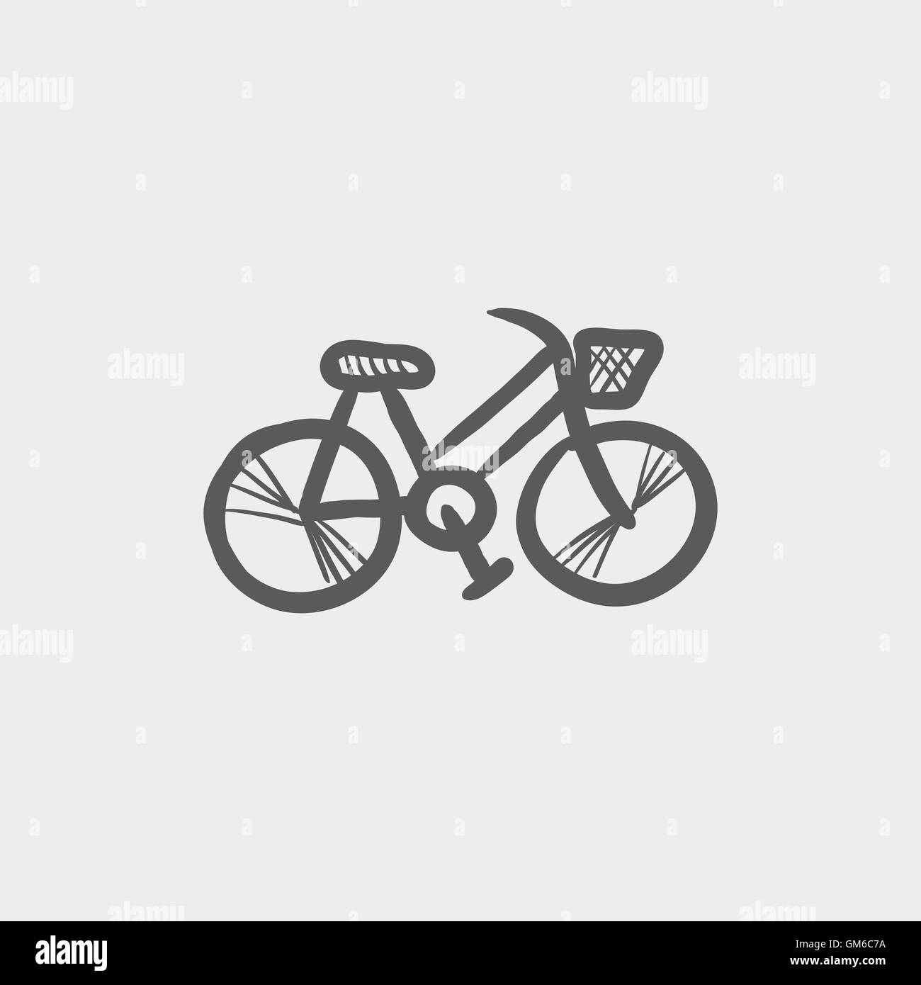 Bicycle sketch icon Stock Vector Image & Art - Alamy