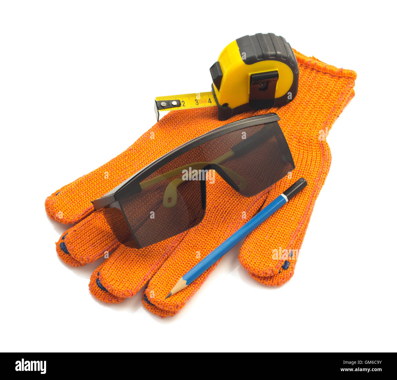 set of tools and instruments isolated on white background Stock Photo ...