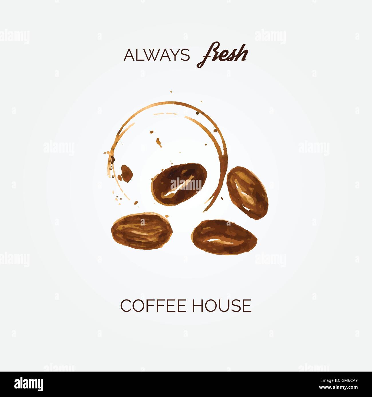 Vector coffee house menu or list design Stock Vector Image & Art - Alamy