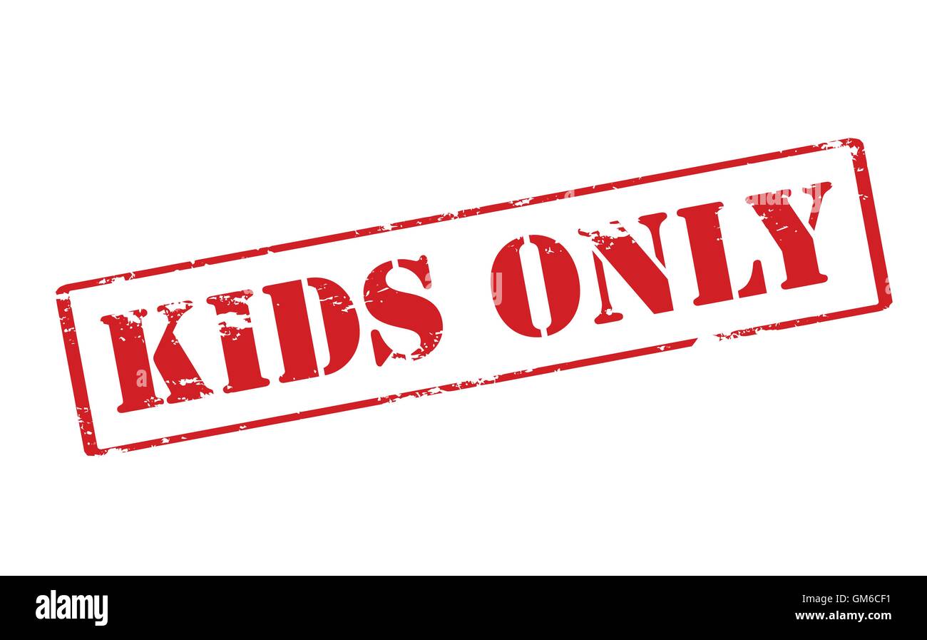 Children only Stock Vector Images - Alamy