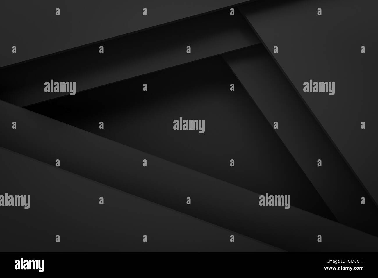 black layer layout paper material background 3d render Stock Photo - Alamy