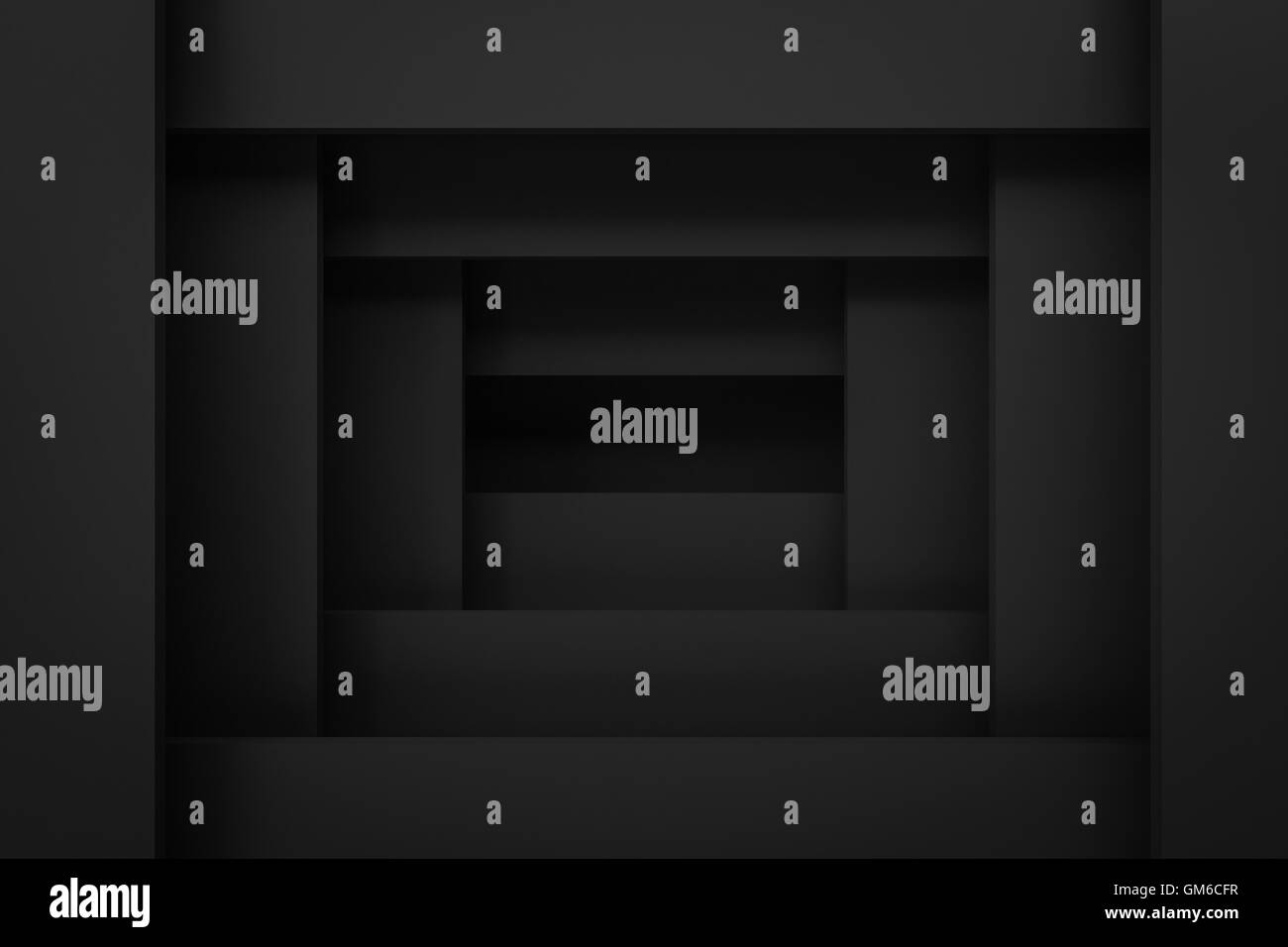 black layer layout paper material background 3d render Stock Photo - Alamy