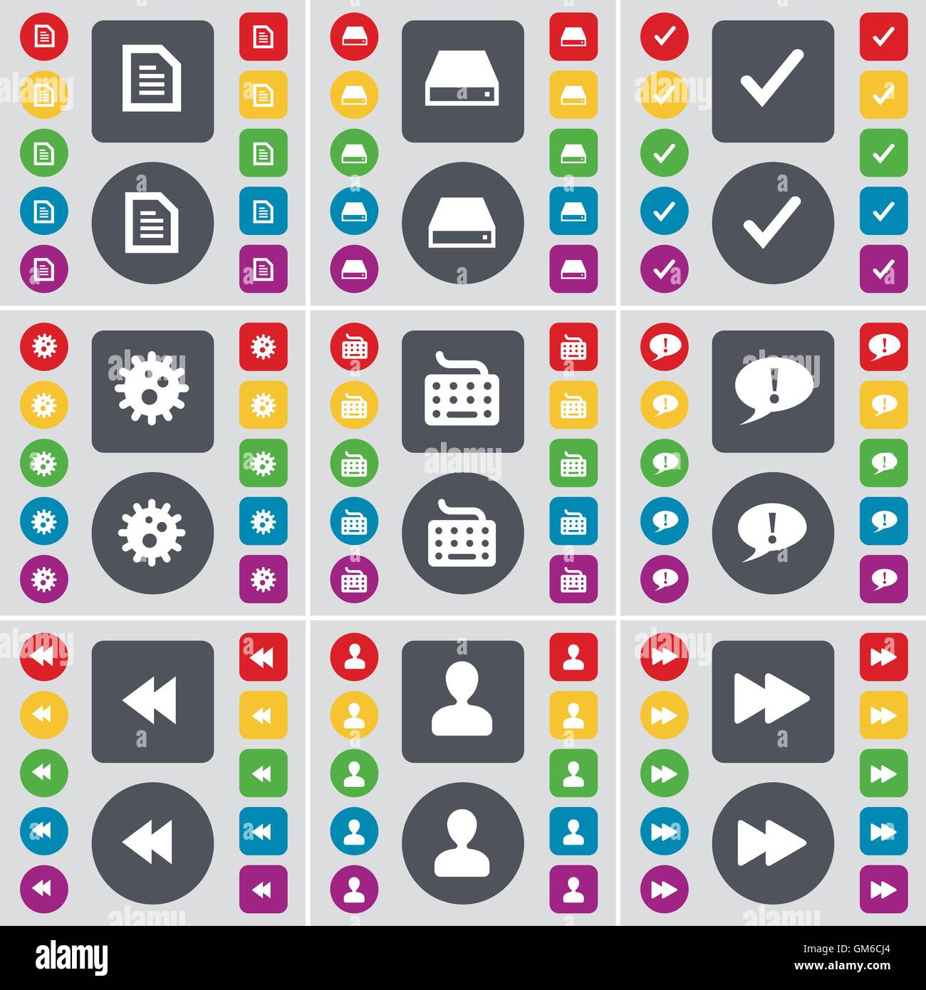 Keyboard tick symbol Stock Vector Images - Alamy