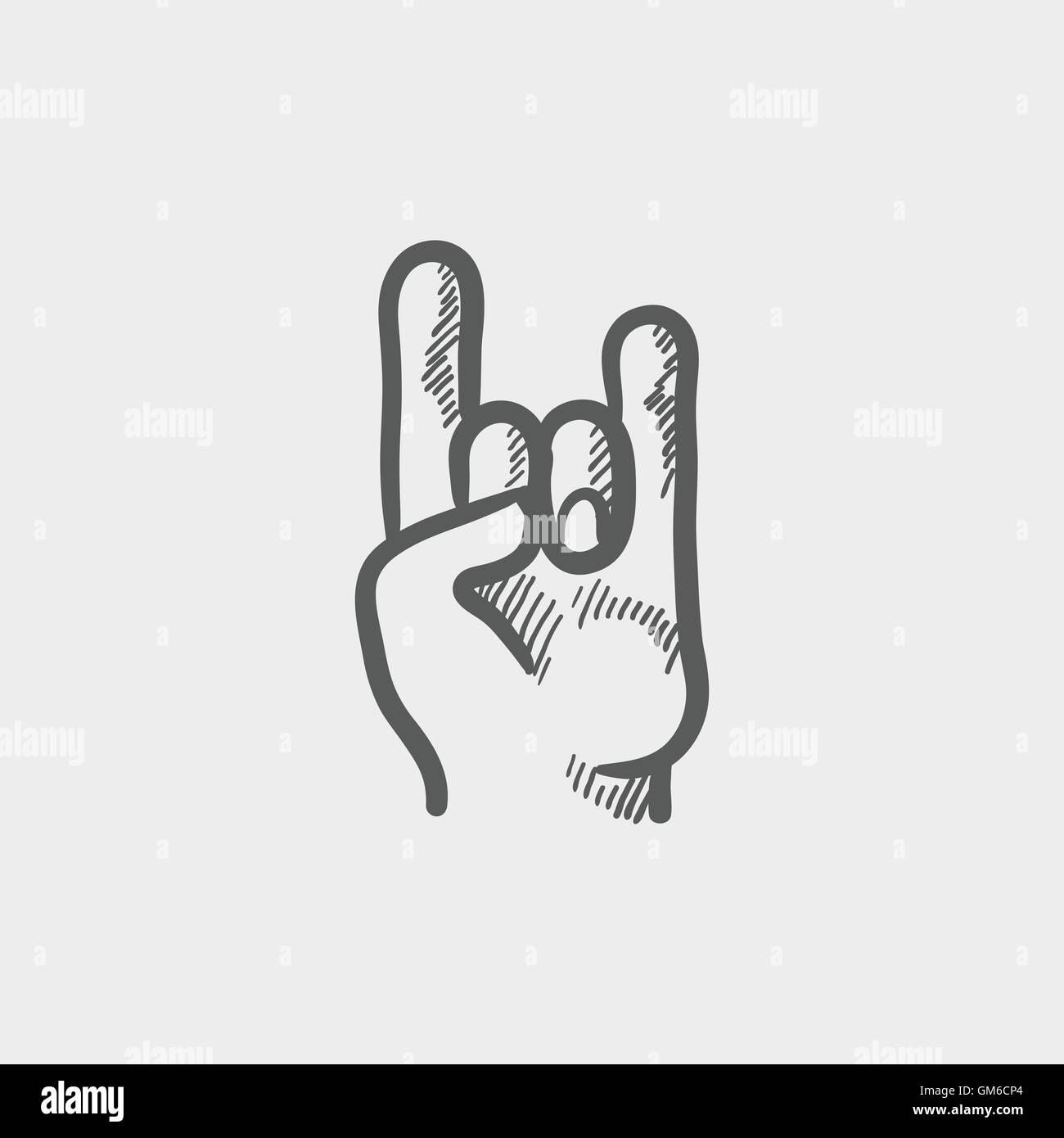 Male hand sign thumb Stock Vector Images - Alamy