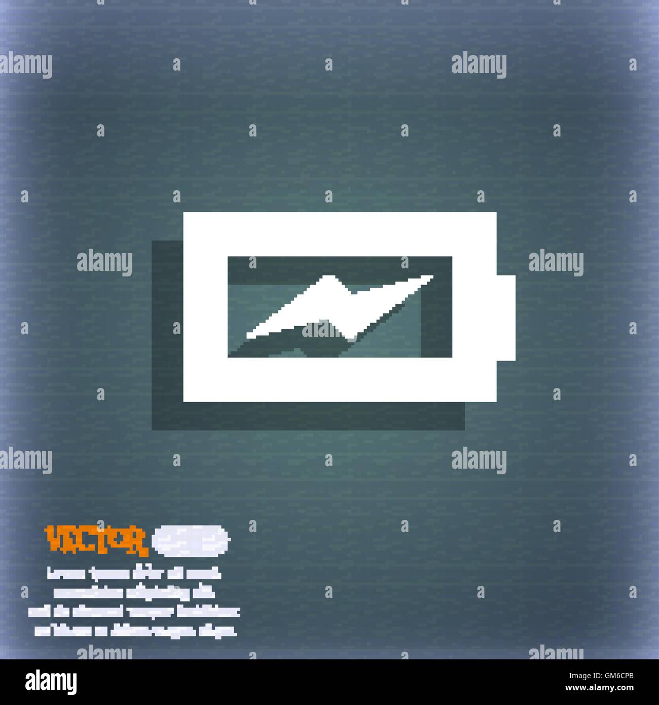 Hand charger on background Stock Vector Images - Alamy