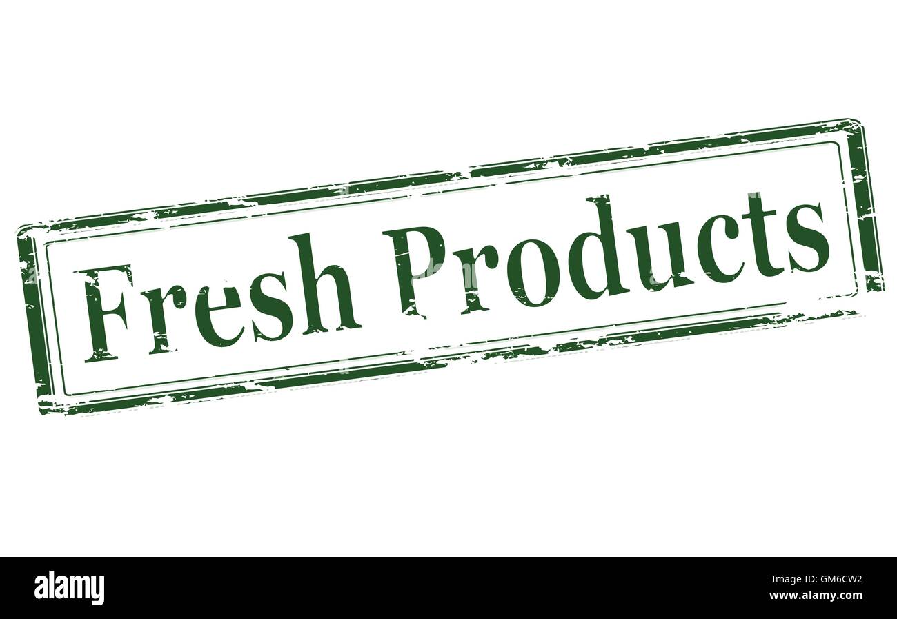 Fresh produce sign Stock Vector Images - Alamy