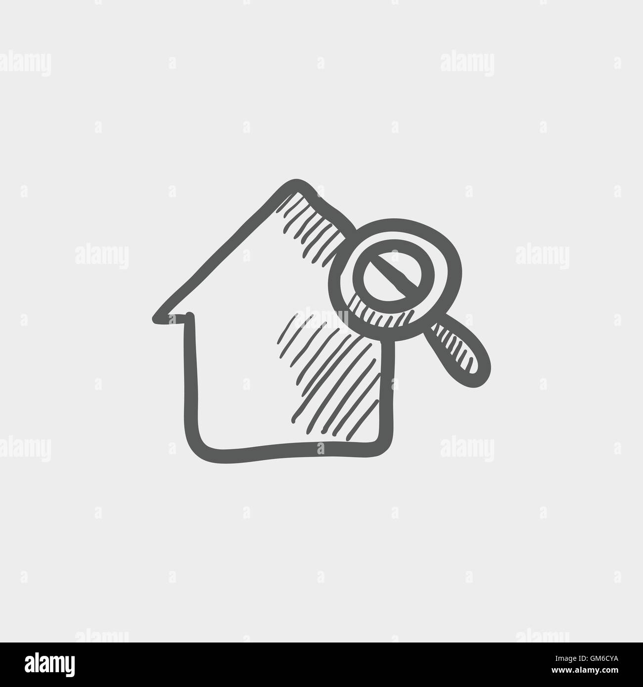 Glass house residential exterior Stock Vector Images - Alamy