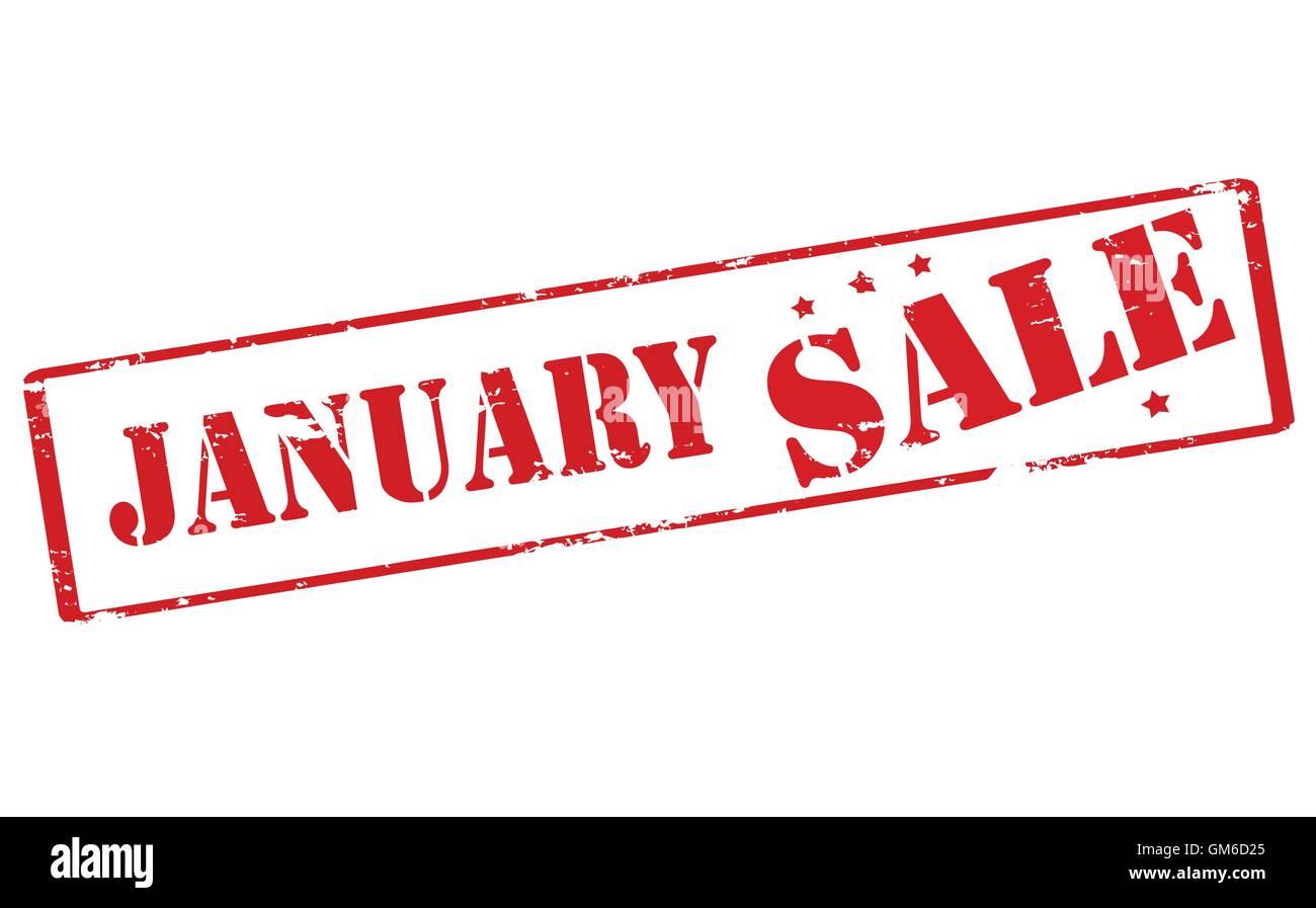 January sale Stock Vector Images - Alamy