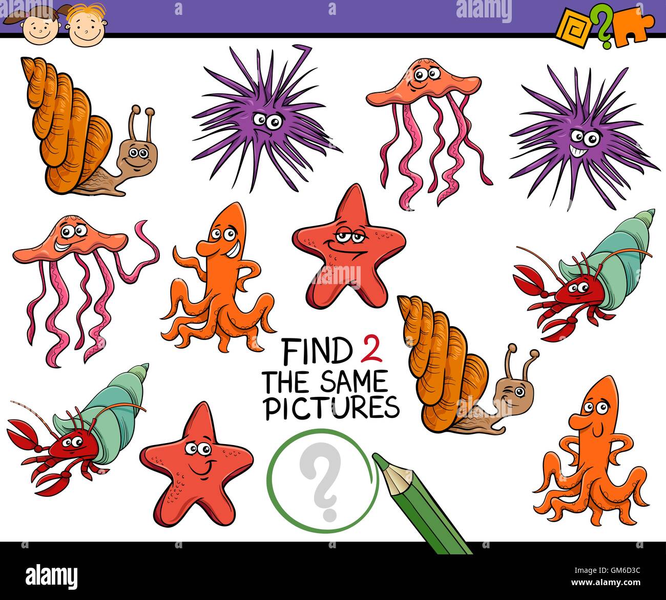 preschool game cartoon Stock Vector Image & Art - Alamy