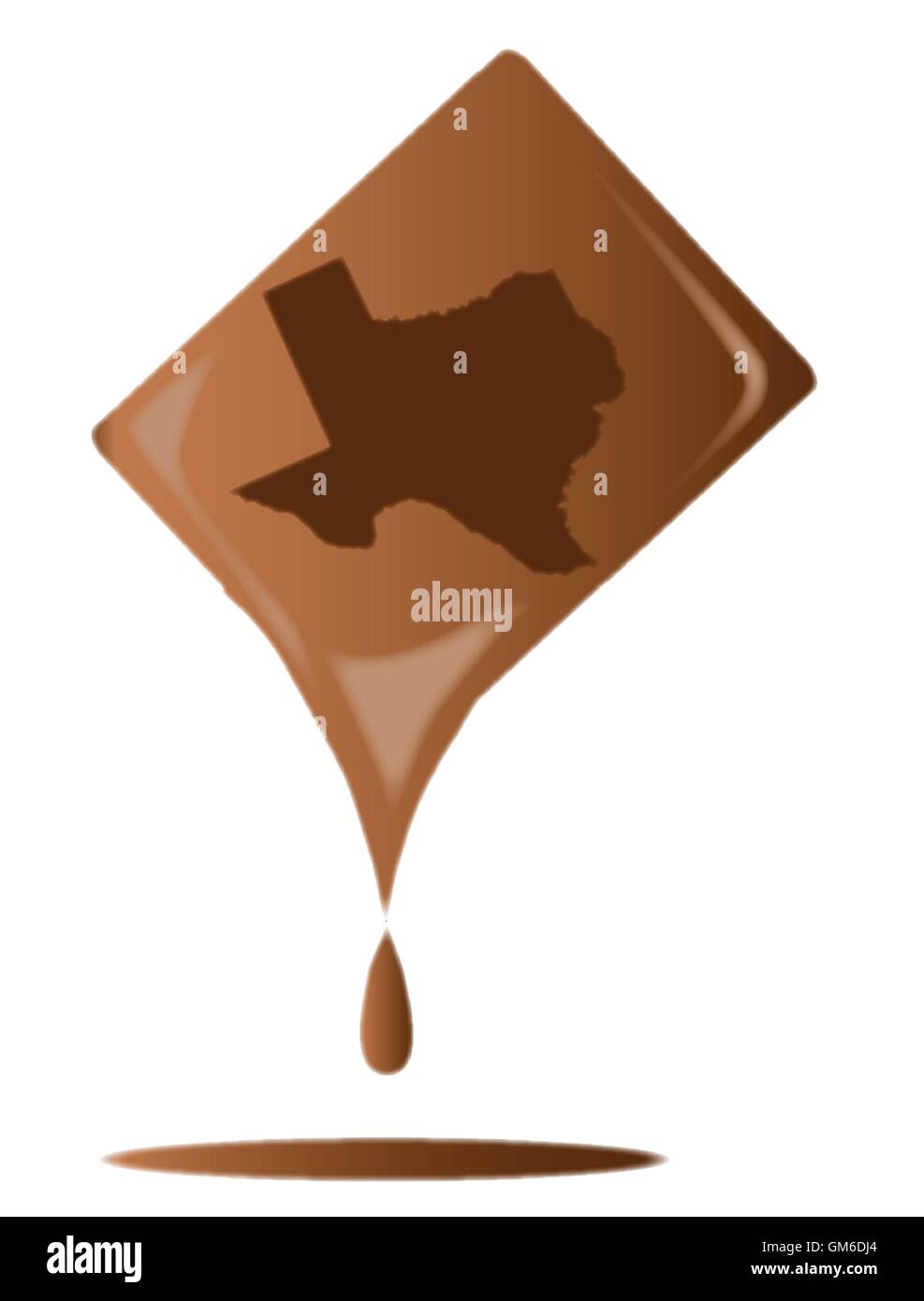 Candy bar melting Stock Vector Images - Alamy