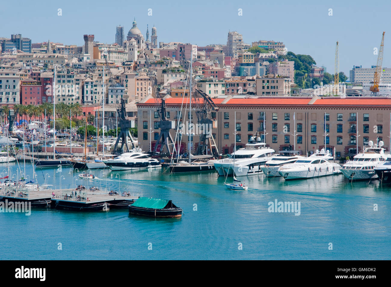 Port of Genoa, Italy Stock Photo - Alamy