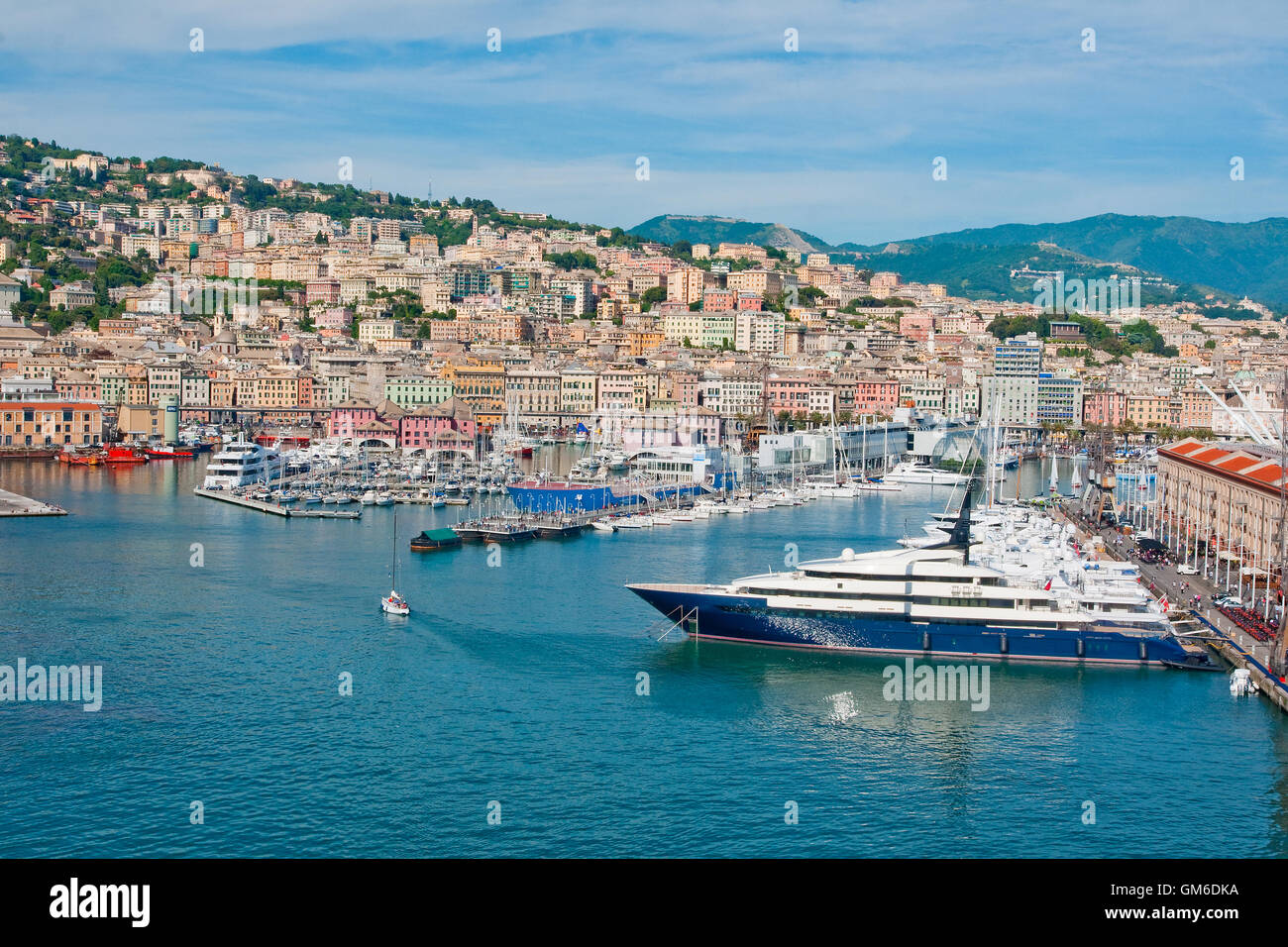 The Port of Genoa, Italy, is the premier Italian port on the ...
