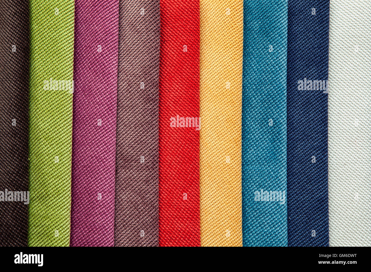 colorful fabric palette samples Stock Photo - Alamy