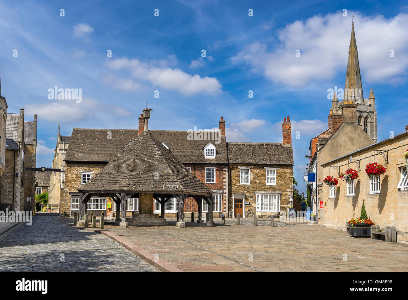 The Buttercross in Oakham Rutland Stock Photo - Alamy