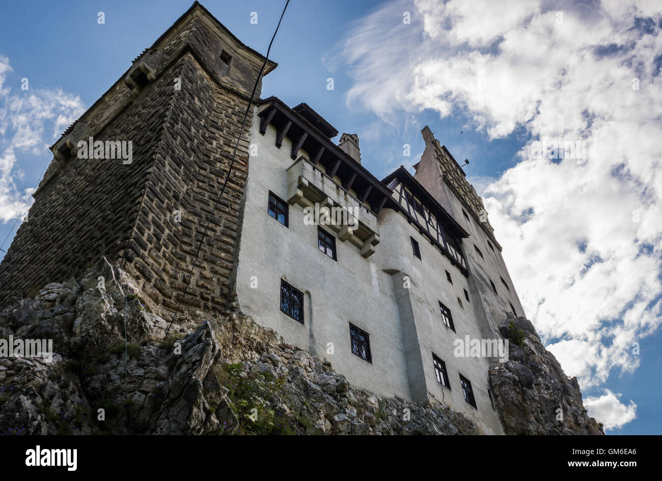 Bran Castle near Bran, Romania, commonly known as "Dracula's Castle ...