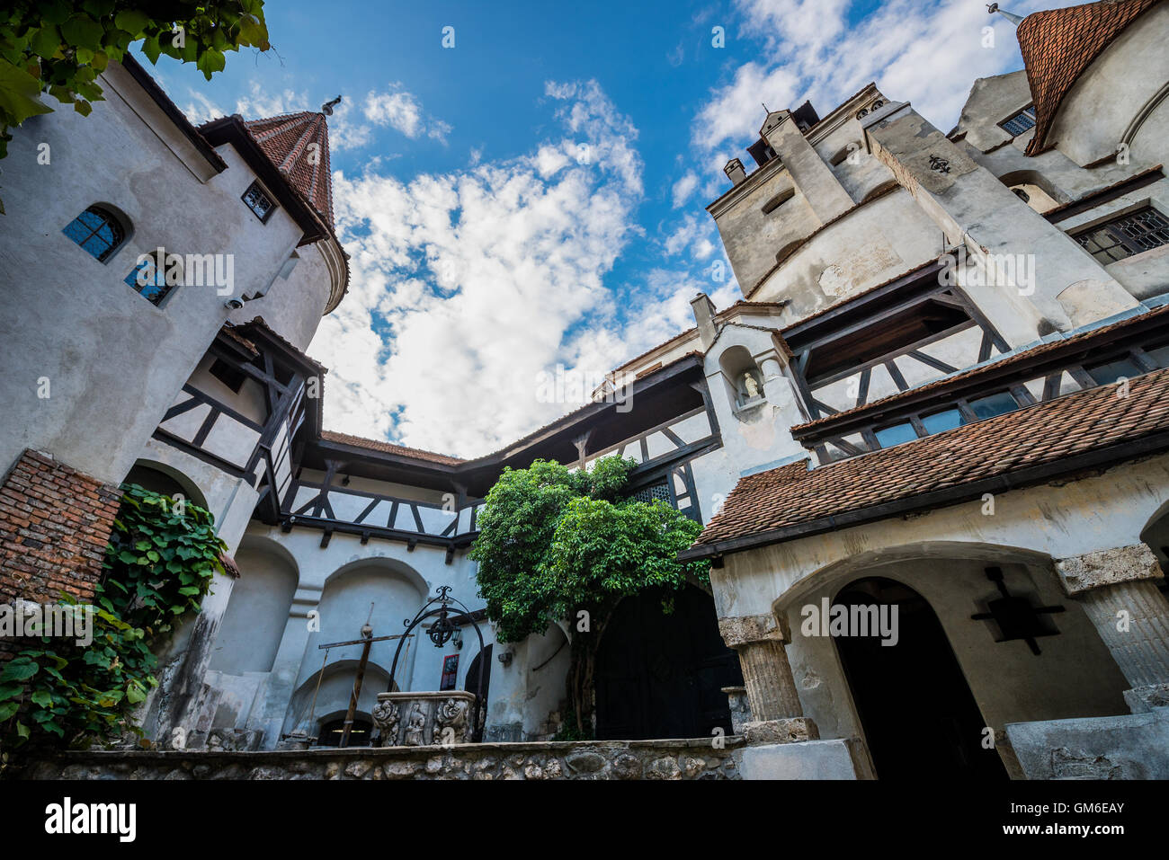 Bran Castle near Bran, Romania, commonly known as "Dracula's Castle ...