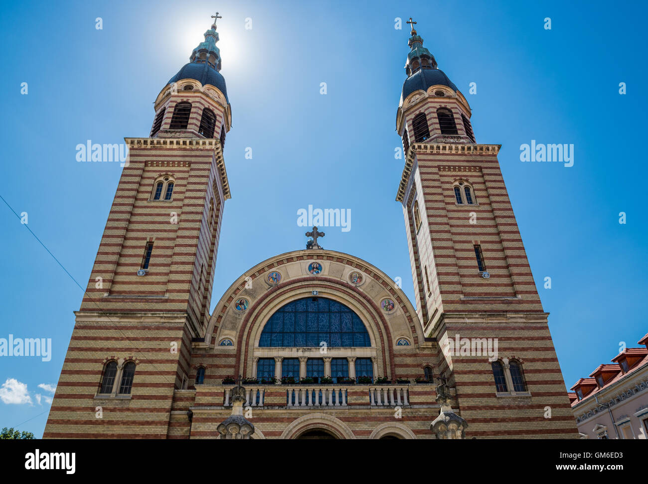Orthodox Holy Trinity Cathedral in Sibiu in Romania Stock Photo - Alamy