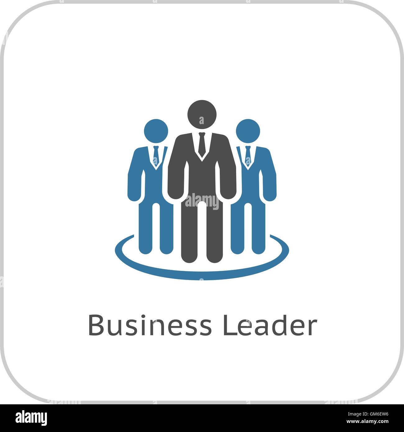 Business Leader Icon. Flat Design Stock Vector Image & Art - Alamy