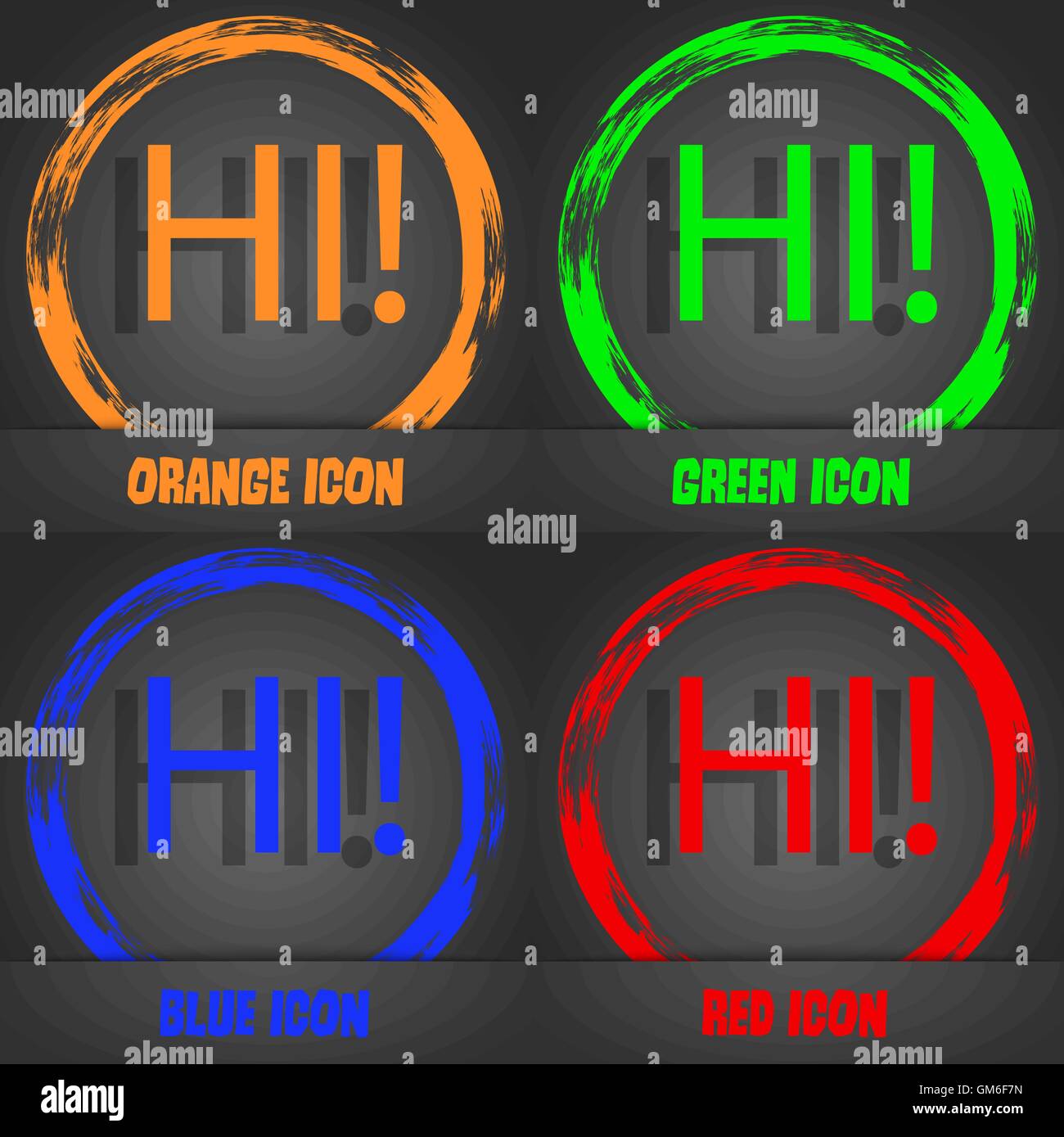 HI sign icon. India translation symbol. Fashionable modern style. In ...