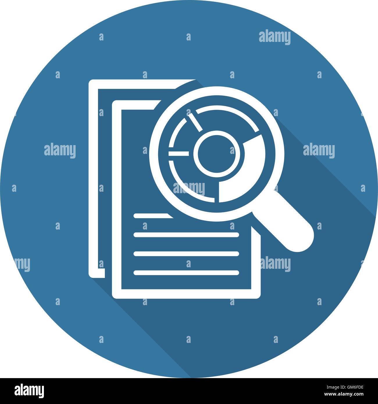 Audit icon business concept flat hi-res stock photography and images ...