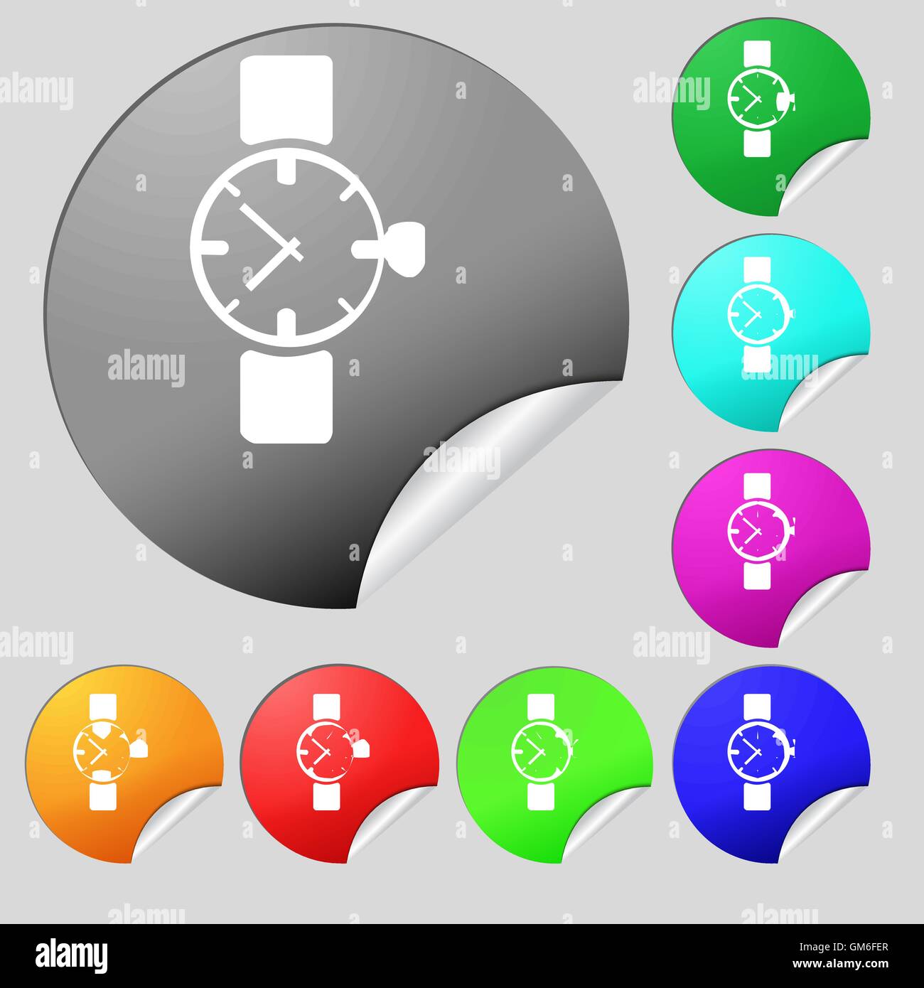 Eight seconds Stock Vector Images - Alamy