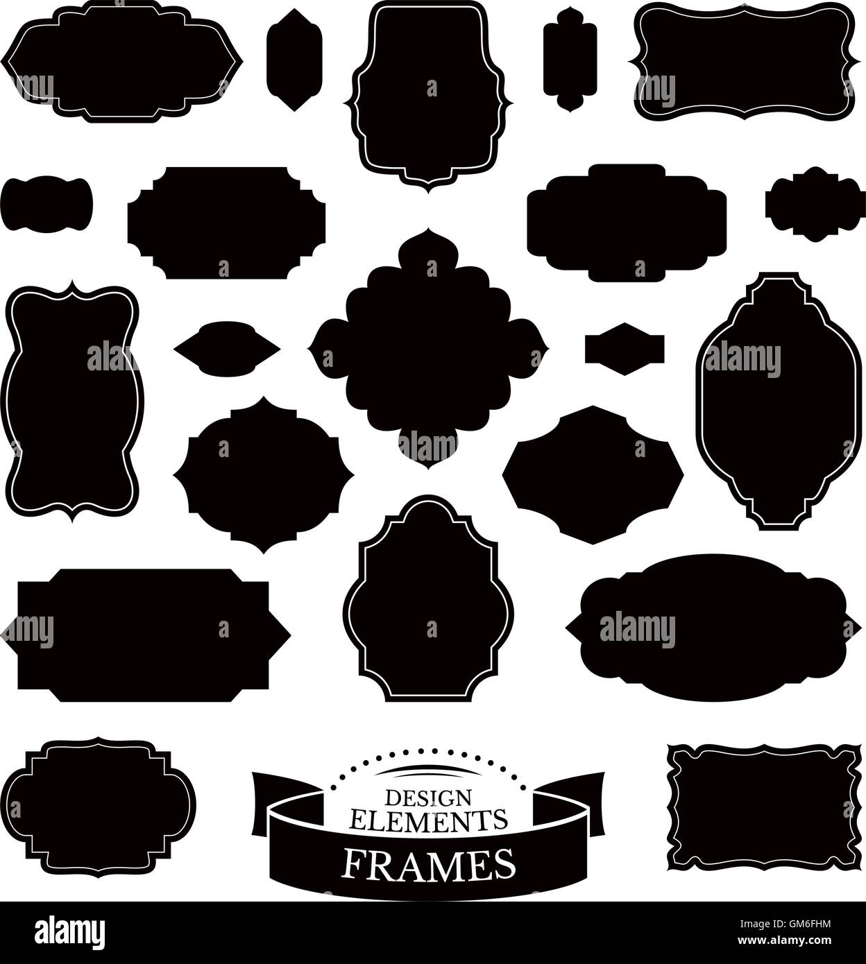 Simple border decoration Stock Vector Images - Alamy