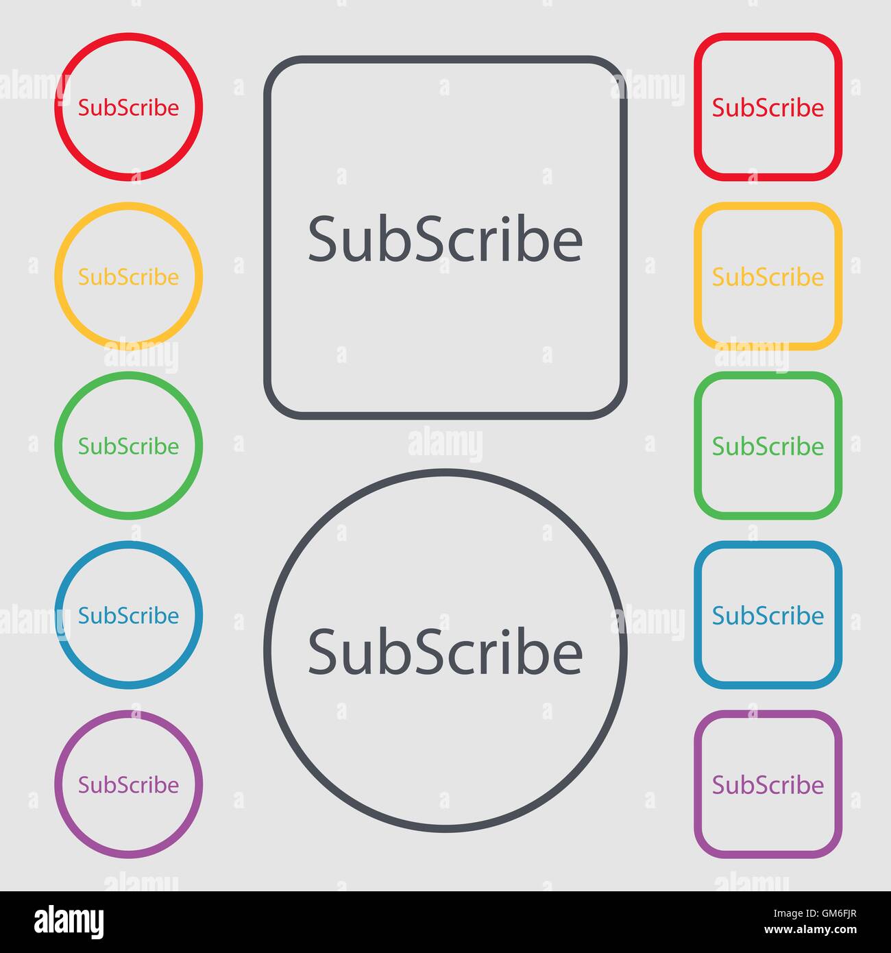 Subscribe sign icon. Membership symbol. Website navigation. Symbols on ...